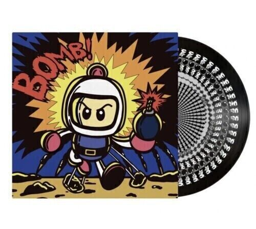 Bomberman I & II Original Vinyl Record LP Soundtrack Engraved Zoetrope ...
