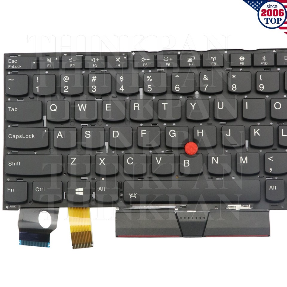 New US Backlit Keyboard for Lenovo Thinkpad X13 Yoga Gen1 / X390 Yoga ...