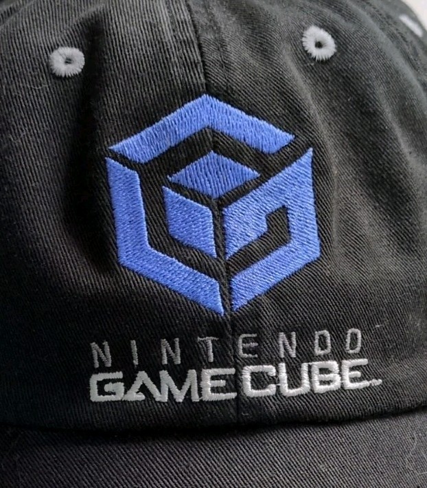 Vintage Nintendo GameCube Hat Employee Strapback Cap Super SNES Mario ...