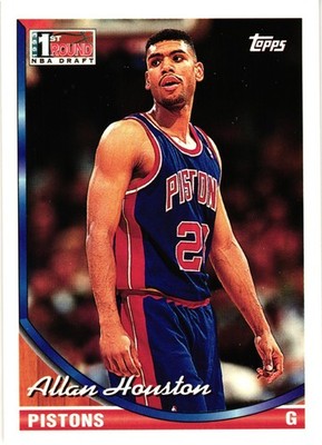 Topps 1993-94 Topps Allan Houston #261 Detroit Pistons | eBay