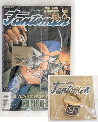 The Phantom 2004 Sweden Sealed Fantomen No19 w Black-Gold Colored Good ...