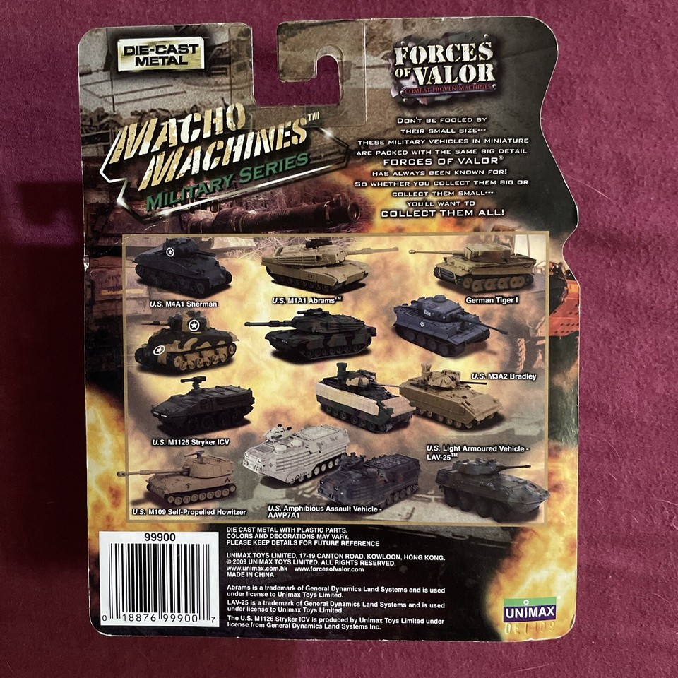 Macho Machines US AAVP7A1 Amphibious Assault Vehicle Die Cast Military ...