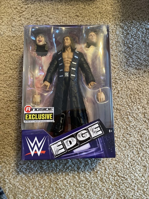 WWF WWE Elite Mattel Wrestling Figure Edge Edgeheads 3 in 1 Ringside ...