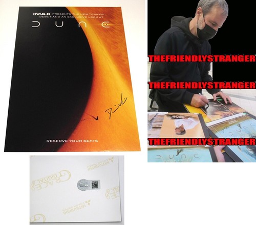 Denis Villeneuve signed "DUNE" 12x18 Photo PROOF Autographed DUNE 2 ...