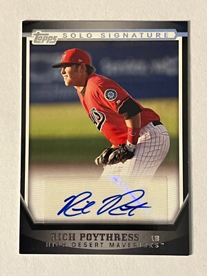 2011 Topps Pro Debut Solo Signature Auto Rich Poythress #SSA-RP ...