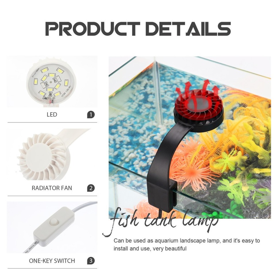 Aquarium Light Small Fish Tank Bulb Lighting and Lamps Betta for | eBay ...