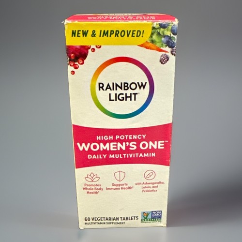 Rainbow Light High Potency Women's One Multivitamin 60 Tablets Exp 2/26 ...