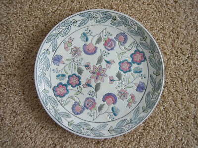 Jena Hall Inspirations decorative floral plate, not for food use, 8 1/8 ...