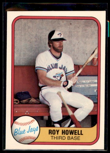 1981 Fleer Roy Howell #417 Toronto Blue Jays | eBay