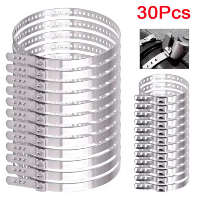 30Pcs Universal CV Boot Clips Stainless Steel Axle CV Joint Crimp ...