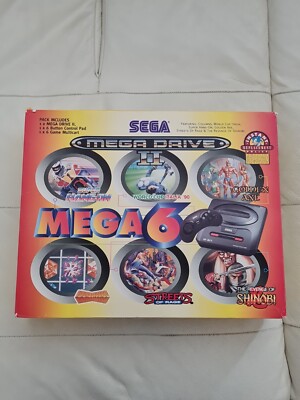 Sega Mega Drive II Mega 6 Pack Boxed with Bags | eBay Australia