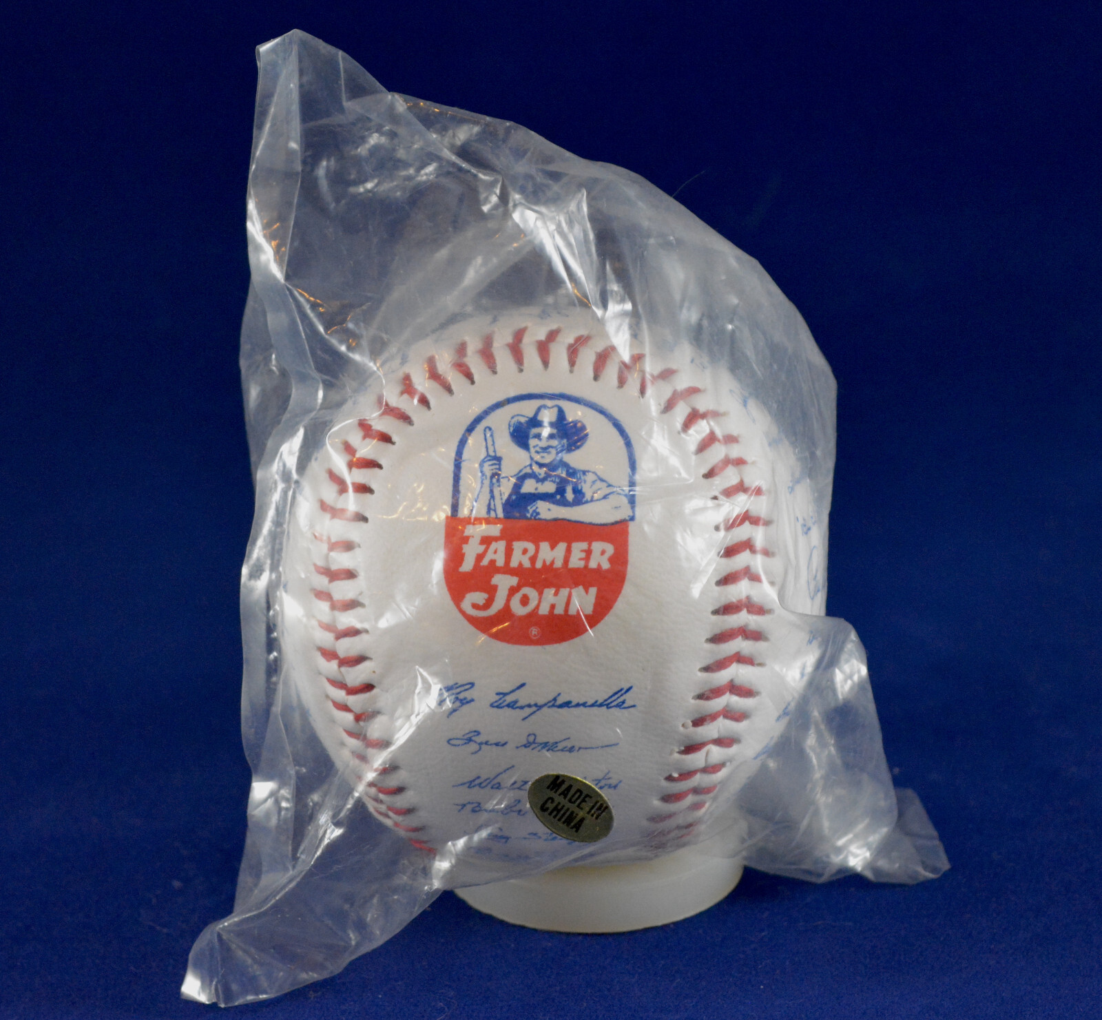 LA DODGERS VINTAGE 1990's COLLECTIBLE BASEBALL SGA TEAM SIGNATURES ...