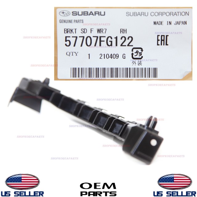 Subaru OEM 08-14 Impreza Front Bumper-retainer Bracket Right 57707FG122 ...