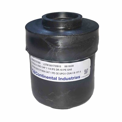 1-1/4" IPS SDR11 Con-Stab Gas End Cap | eBay