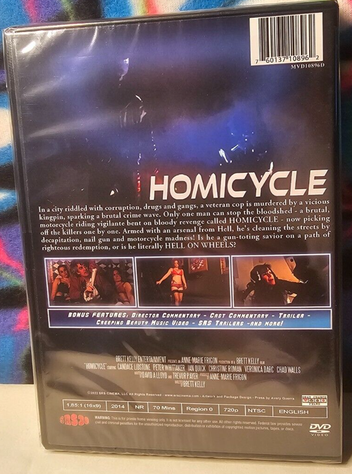 Homicycle (DVD, 2014) Candice Lidstone, Peter Whittaker, Ian Quick ...