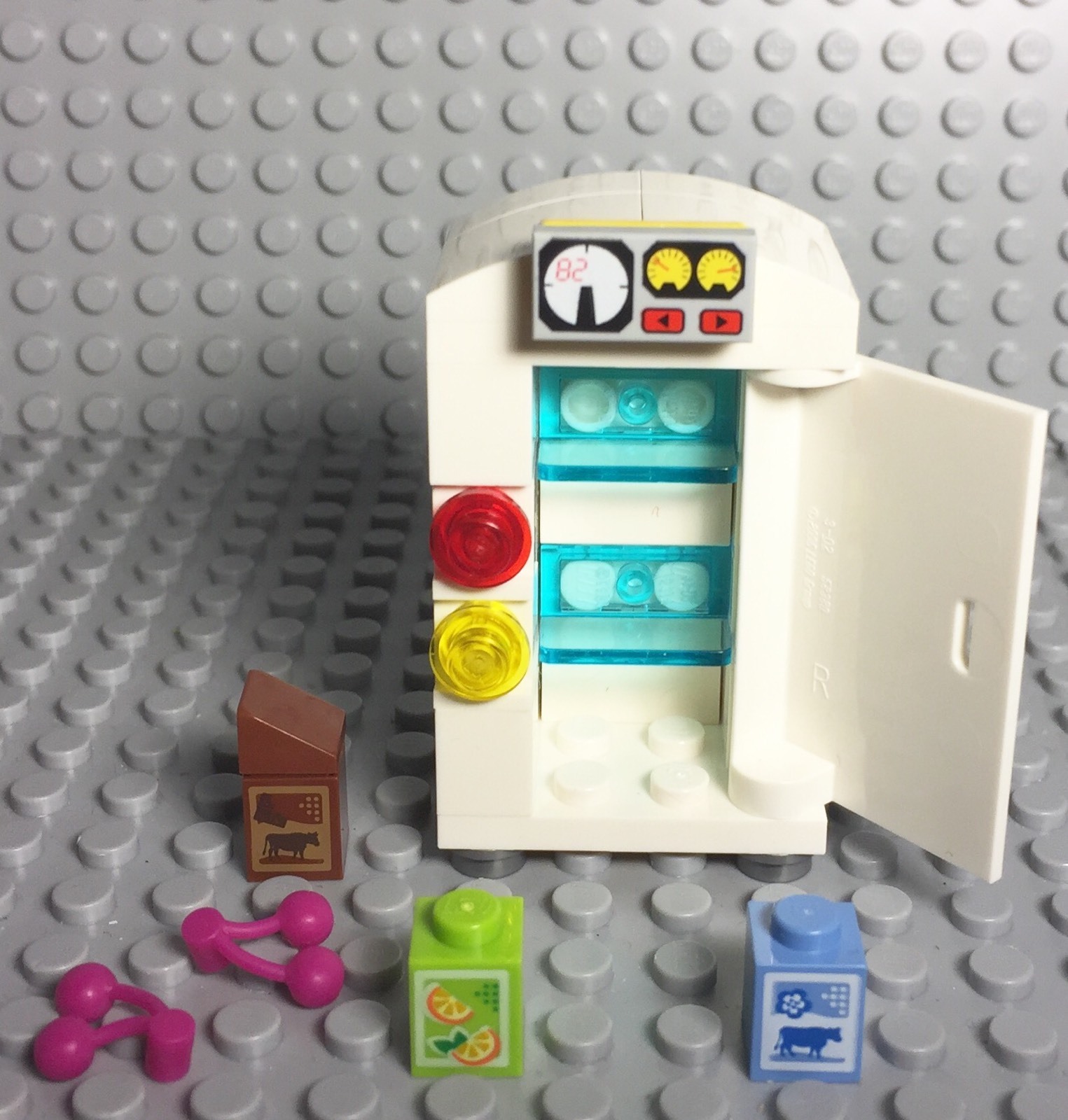 Lego City Mini Figures Fridge / Refrigerator / Home Kitchen Appliance ...