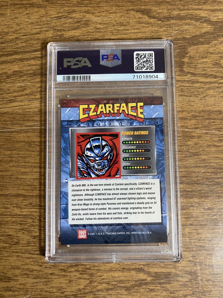 G.A.S. Trading Card CZARFACE ROOKIE CARD #25 NTWRK LAMOUR SUPREME 📈🔥 ...