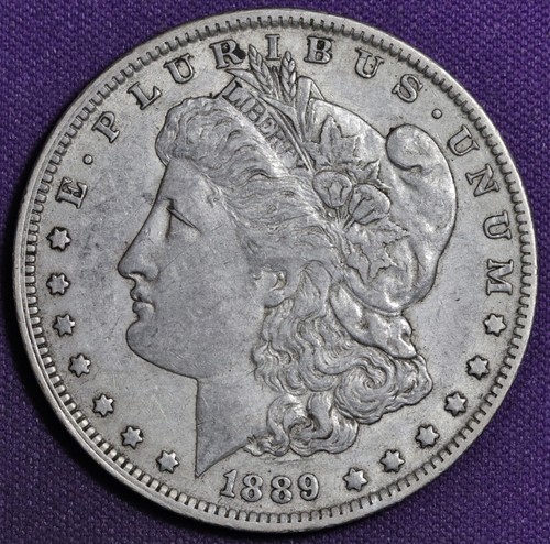 1889-o Morgan Silver Dollar. Error. Rotated Reverse 90 degrees. XF ...