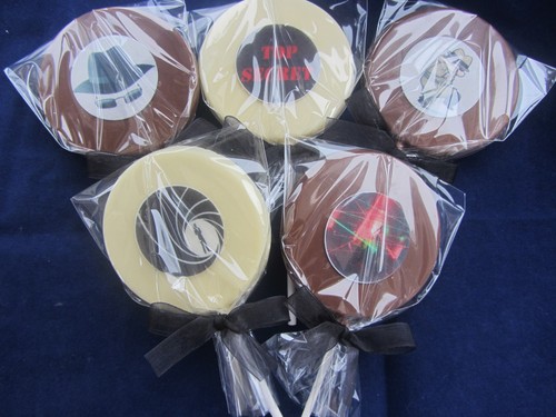 SPY/SECRET AGENT CHOCOLATE LOLLIPOPS/SWEETS PARTY BAG FILLERS/BIRTHDAY ...