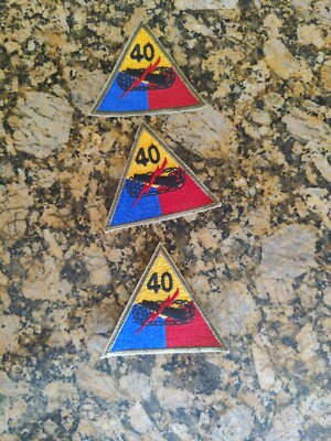 US Army Patch 40th ARMORED DIVISION Original | eBay