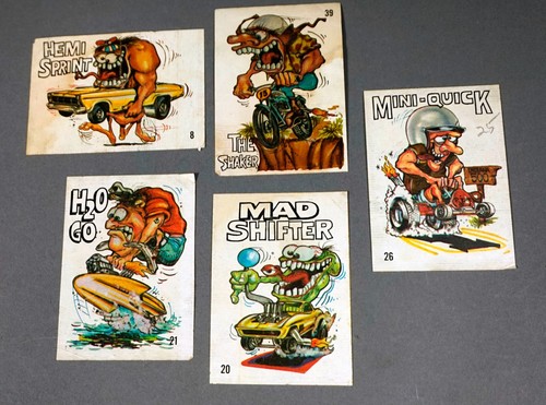 Odd Rods Donruss Sticker Lot of 5-1st Series-Non Sports Cards-1969-MPKF ...