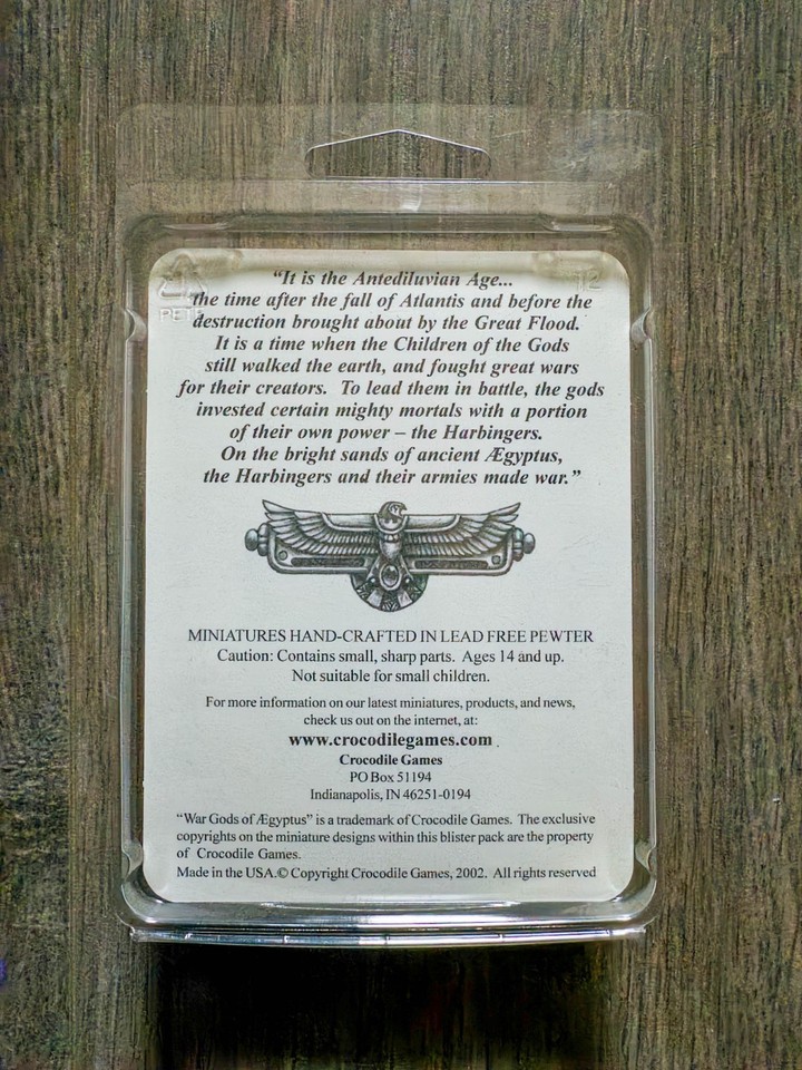 Crocodile Games War Gods of Aegyptus WGE-105 Heru Hero with Pole Arm ...