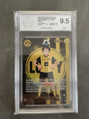 One Piece Ruffy X BVB Dortmund PGS 9,5 Like PSA BGS Beckett | eBay