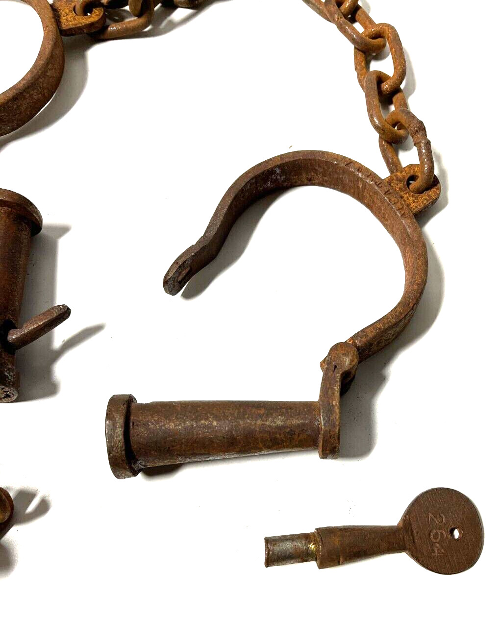 ALCATRAZ chains & shackles ISLAND PRISON arm and leg … - Gem