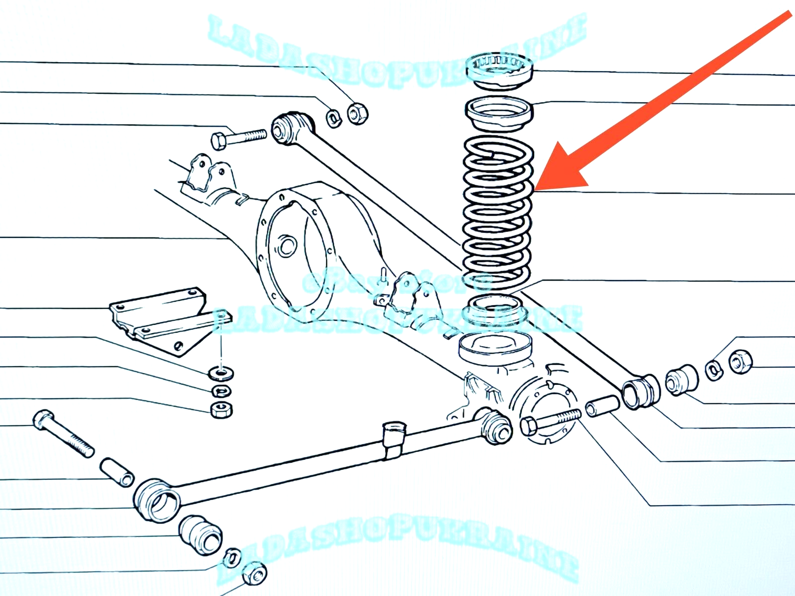 Lada 2102 2104 Combi Kombi Coil Spring Rear | 2x | Steel | Genuine OEM ...