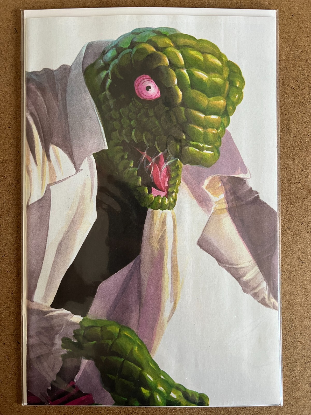 VENOM #18 ALEX ROSS TIMELESS VIRGIN LIZARD VARIANT (NM) 2023 MARVEL ...