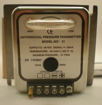 NEW Dwyer 607-21 Differential Pressure Transmitter | eBay