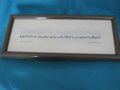 RARE FRAMED 1978 JOYCE STONE SIGNED #321/750 SINGING IN THE RAIN ...