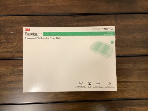 *50-Pieces* 3M Tegaderm Film Sterile Transparent Frame 4" x 4.75 ...