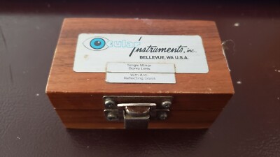 Ophthalmology & Optometry - Gonio Lens