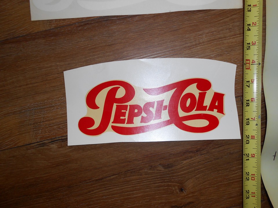 Pepsi Soda Machine Water Release Decals & 2 Vinyl decals 20" x 26" | eBay