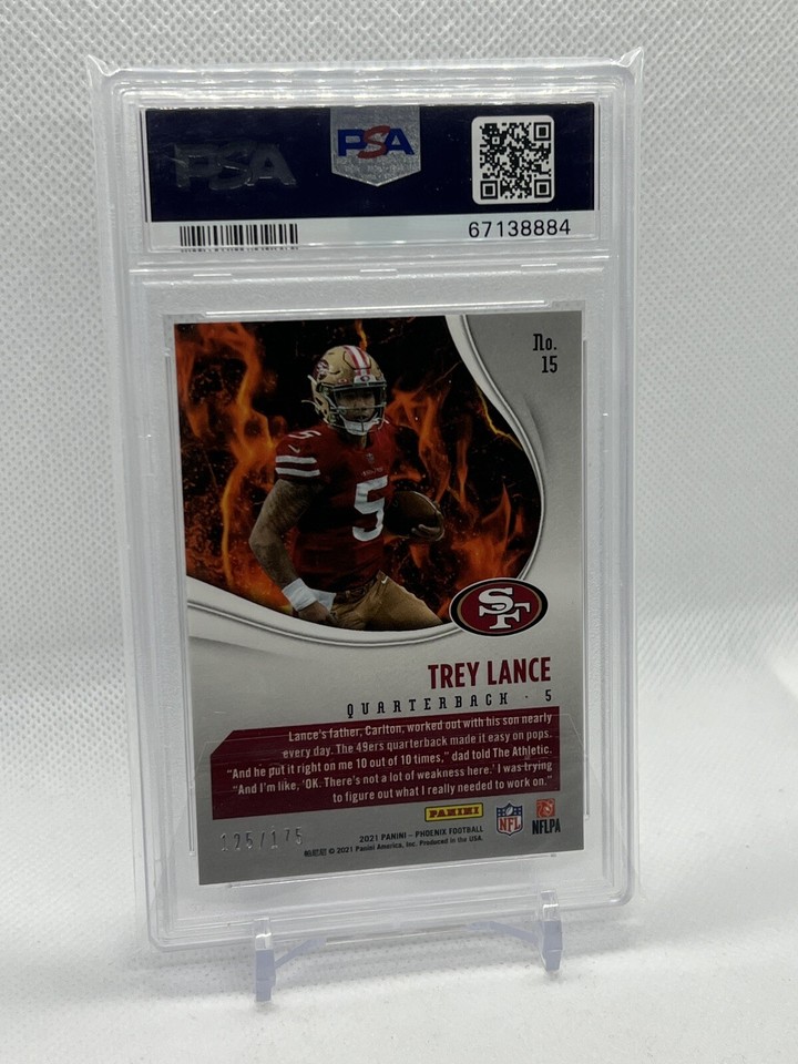 64523341 TREY LANCE 2021 Panini Phoenix HEAT WAVE 15 Pink RC Rookie ...