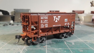 867-5309 / Jenny - Custom HO Scale Roundhouse Ore Car - T2T with 2-tone ...
