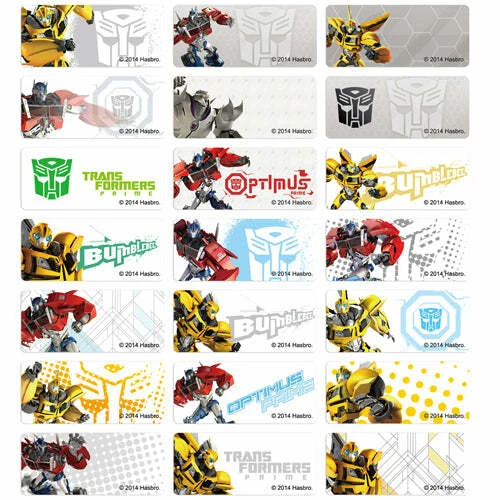Transformers: Etiquetas Para Imprimir 37 Modelos Etiquetas, 49% OFF