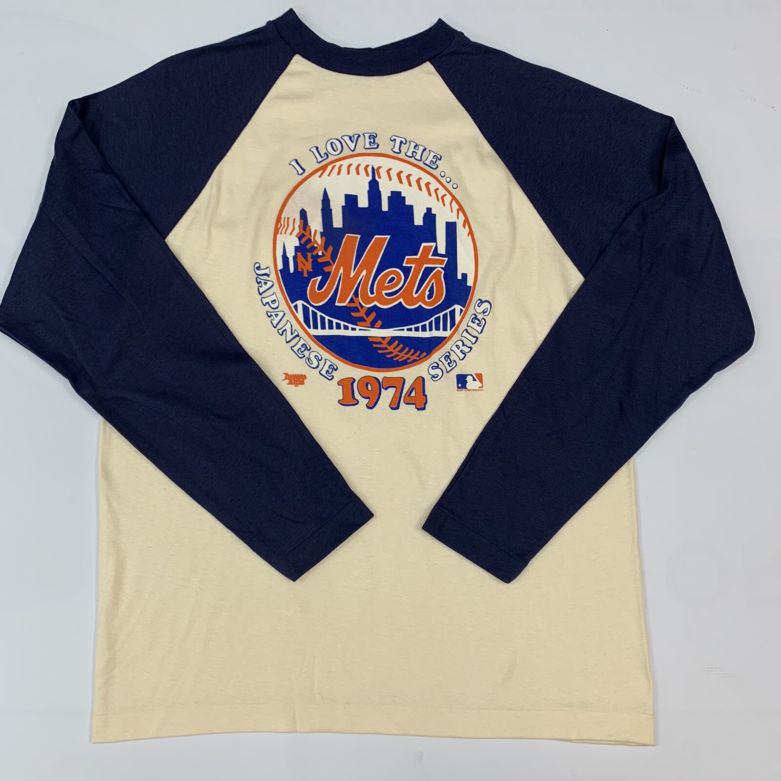 1974 I Love the Mets Japanese Series long Sleeve - Gem