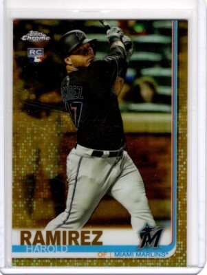 HAROLD RAMIREZ 2019 Topps Chrome Gold Rookie #d /50 | eBay