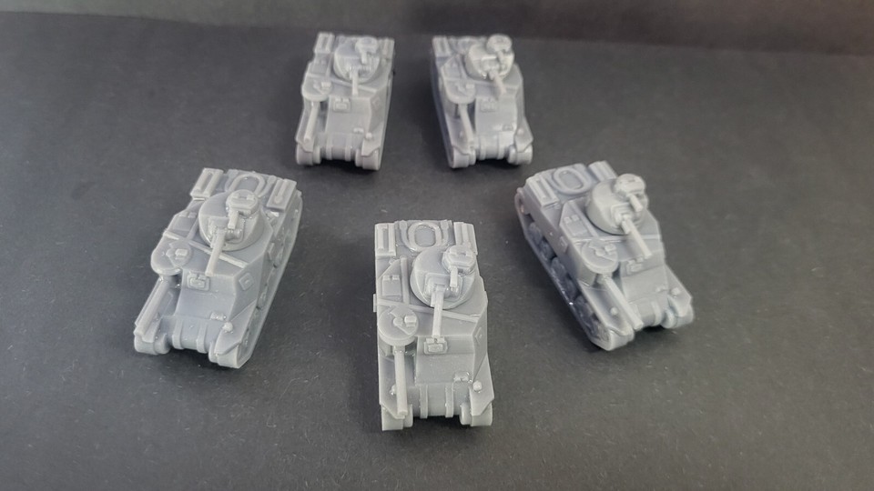 HO Scale U.S. M3 Lee Tank Platoon lot X5 resin 1/87th scale 15mm | eBay