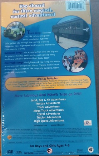 Real Wheels: Rockin Real Wheels (DVD, BRAND NEW, Firetruck Toy Included ...