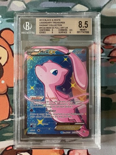 Pokemon 2013 Mew RC24/RC25 EX Full Art Radiant Collection NEAR MINT ...