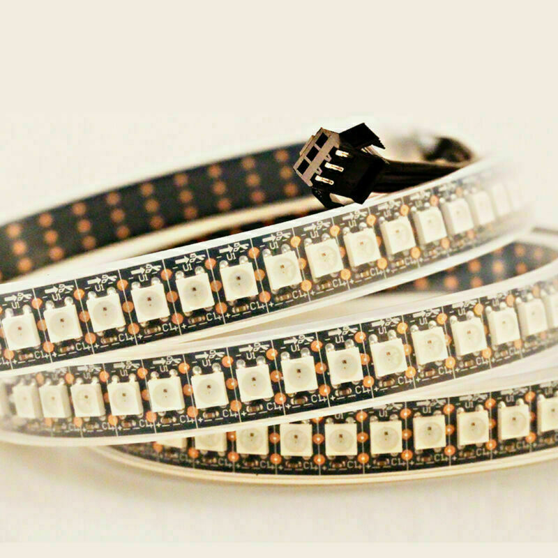 WS2812B LED Strip 5050 RGB 30/60/144LEDs/M ws2812 IC Individual ...