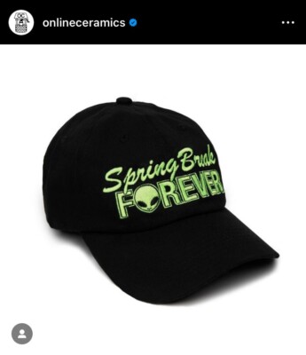 A24 x Online Ceramics NEW Spring Breakers Hat Hereditary Alien | eBay