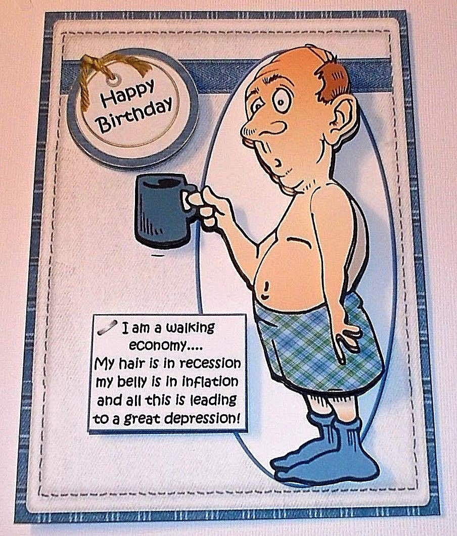 Old Man Birthday Cartoon
