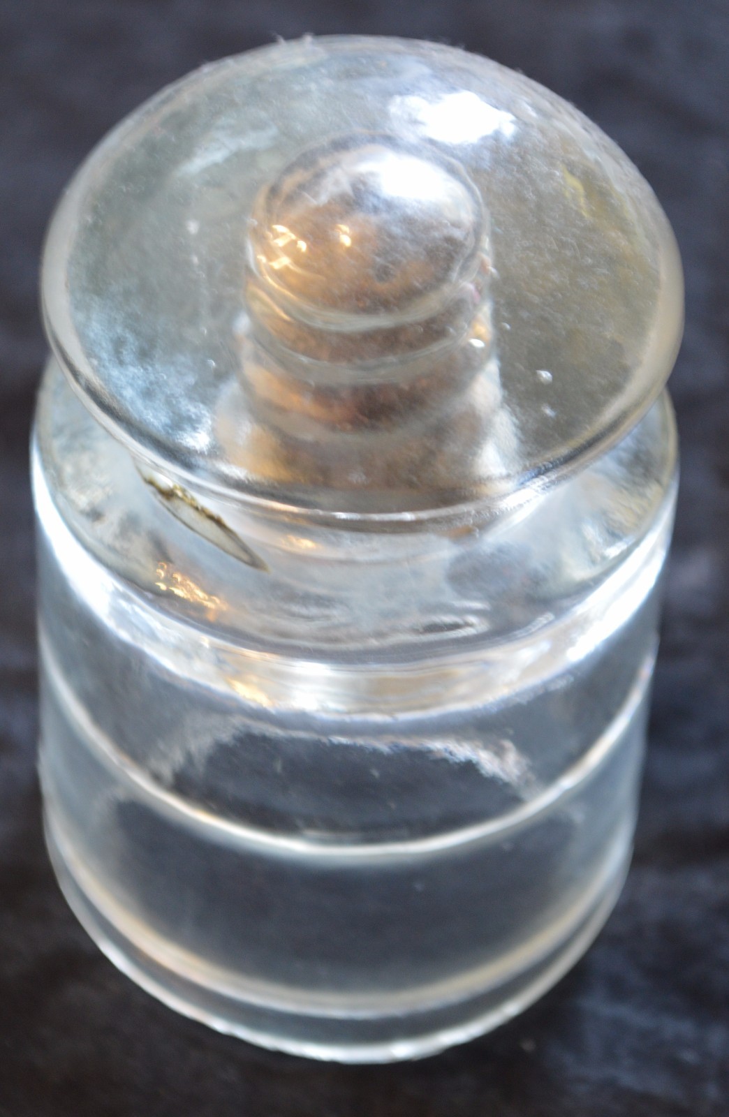 Vintage Clear Hemingray Glass Insulator 47-41 C.S.A 1 wire groove & 1 ...