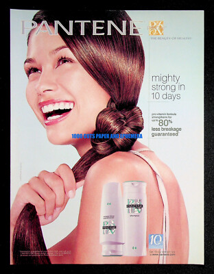 Pantene Pro-V Shampoo & Conditioner 2003 Trade Print Magazine Ad Poster ...