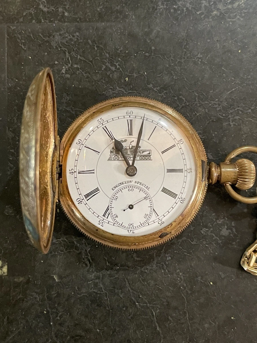 Antique New York Standard Watch Co Pocket Watch Inox Wind