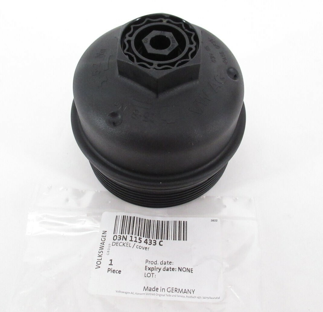 Genuine OEM Engine Oil Filter Cover for Volkswagen 03N115433C for sale ...